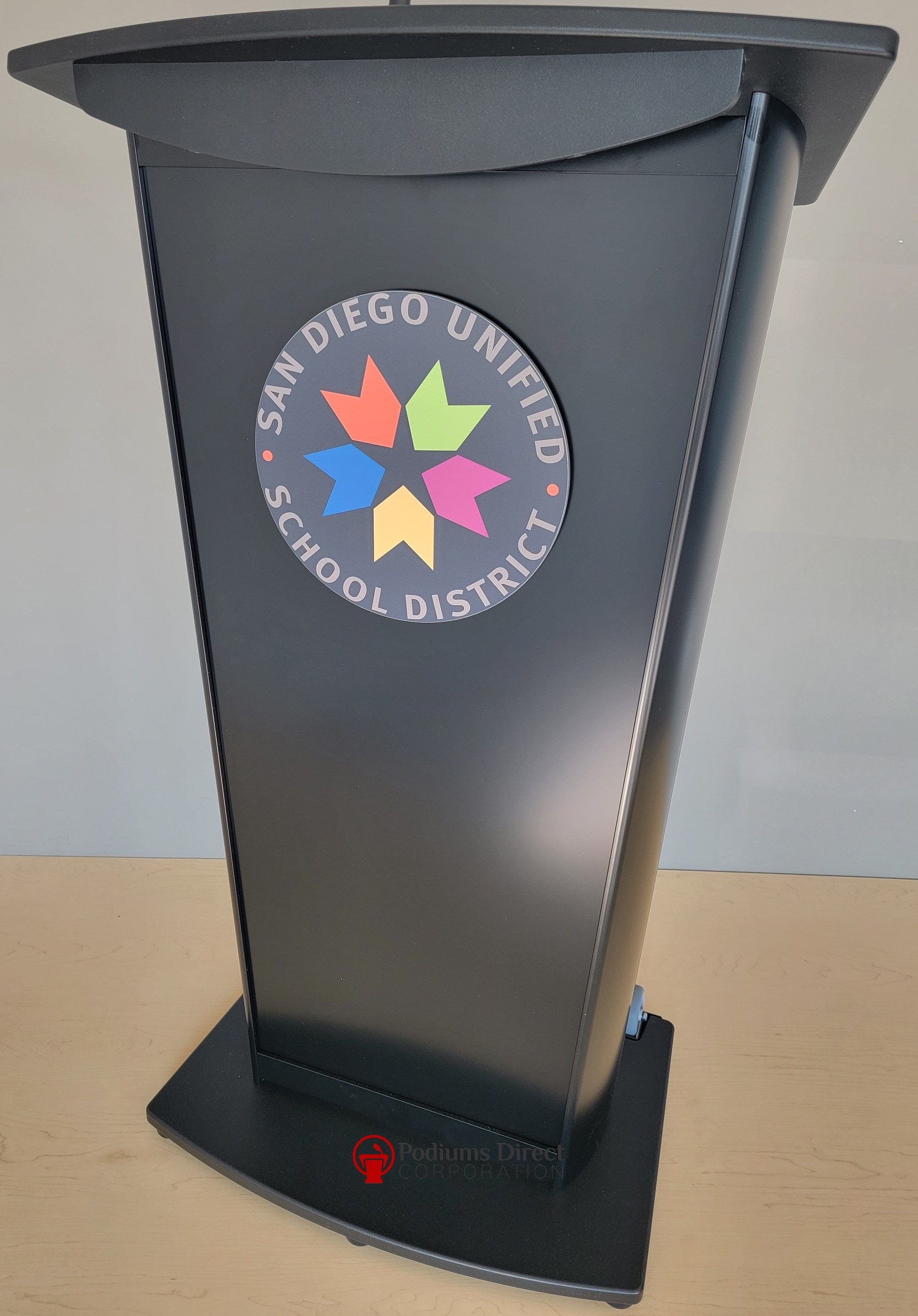 Contemporary Lecterns and Podium VH1 Deluxe Aluminum Lectern – Podiums ...