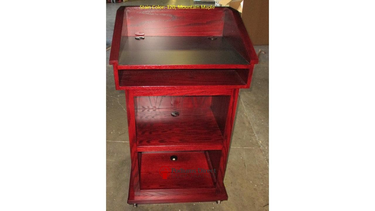 Handcrafted Solid Hardwood Lectern Conquest – Podiums Direct
