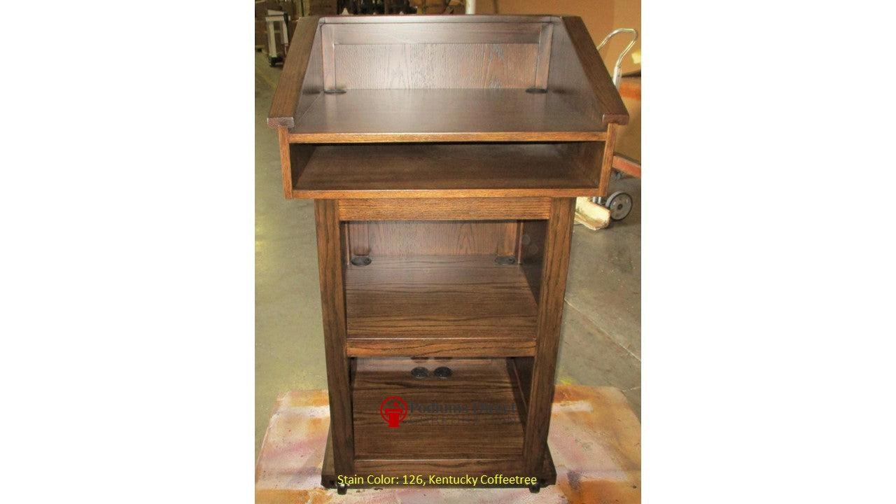 Handcrafted Solid Hardwood Lectern Celebrity – Podiums Direct