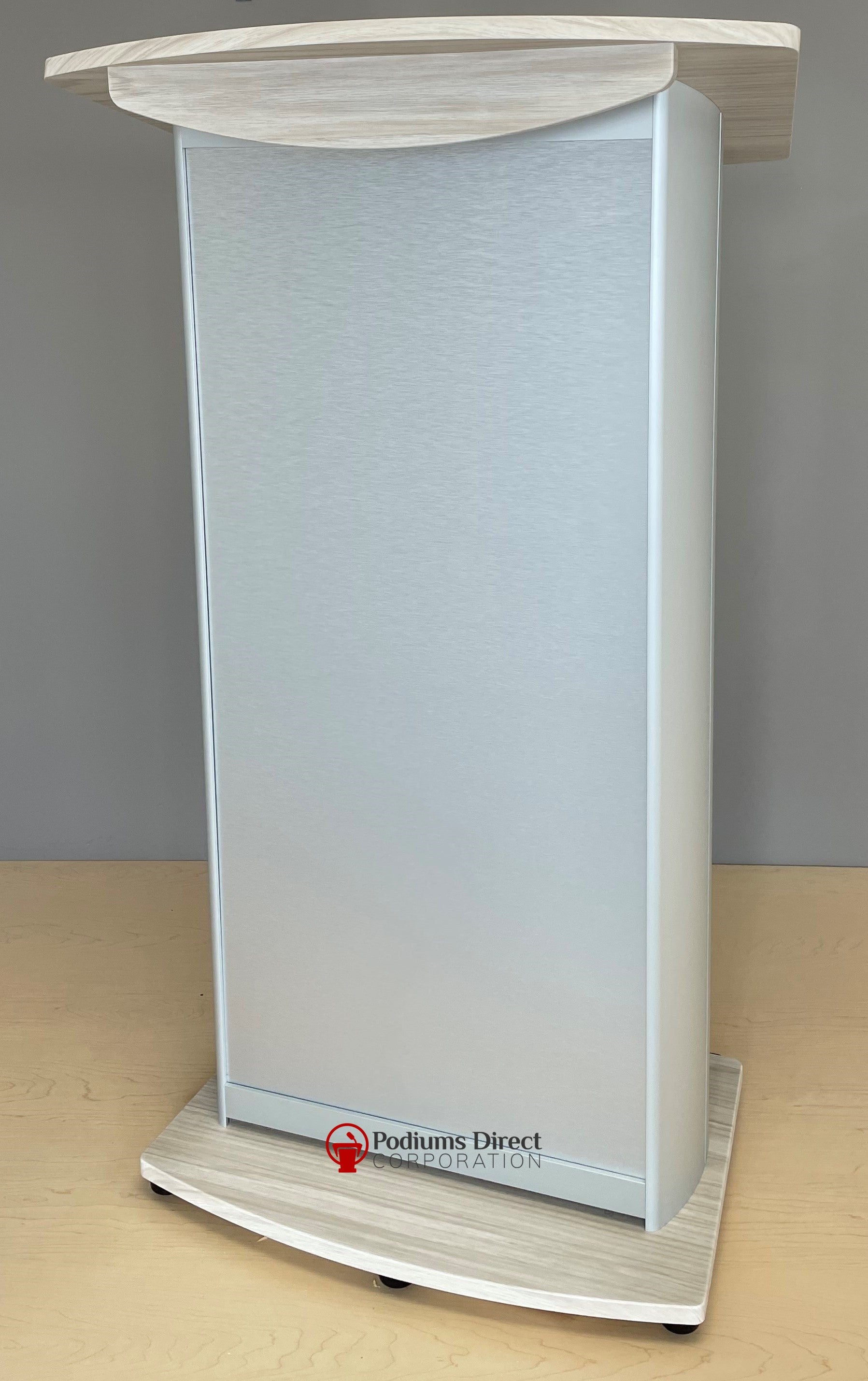 Contemporary Lectern and Podium H2 Custom Aluminum Lectern – Podiums Direct