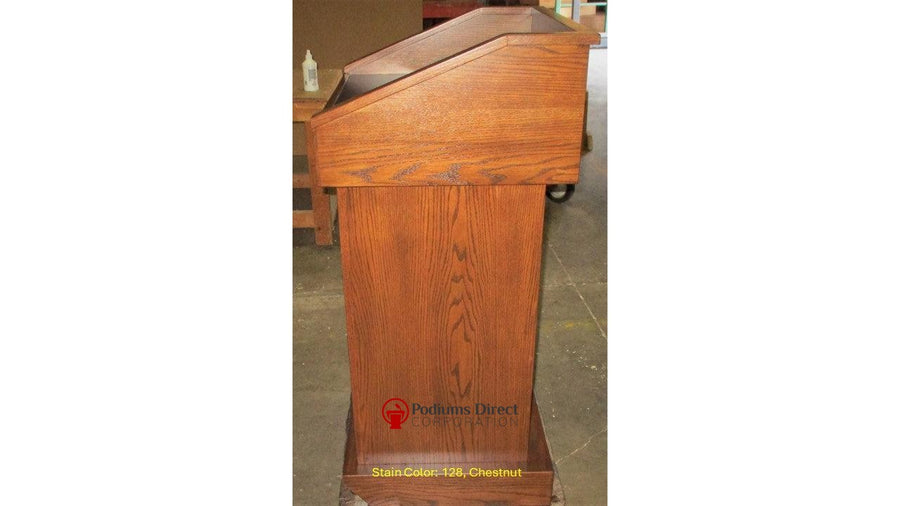 Handcrafted Solid Hardwood Lectern Conquest – Podiums Direct