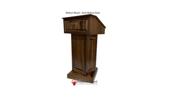 Handcrafted Solid Hardwood Pulpits, Podiums and Lecterns – Podiums Direct