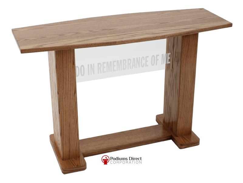 Communion Table 781 Acrylic and Wood Style – Podiums Direct