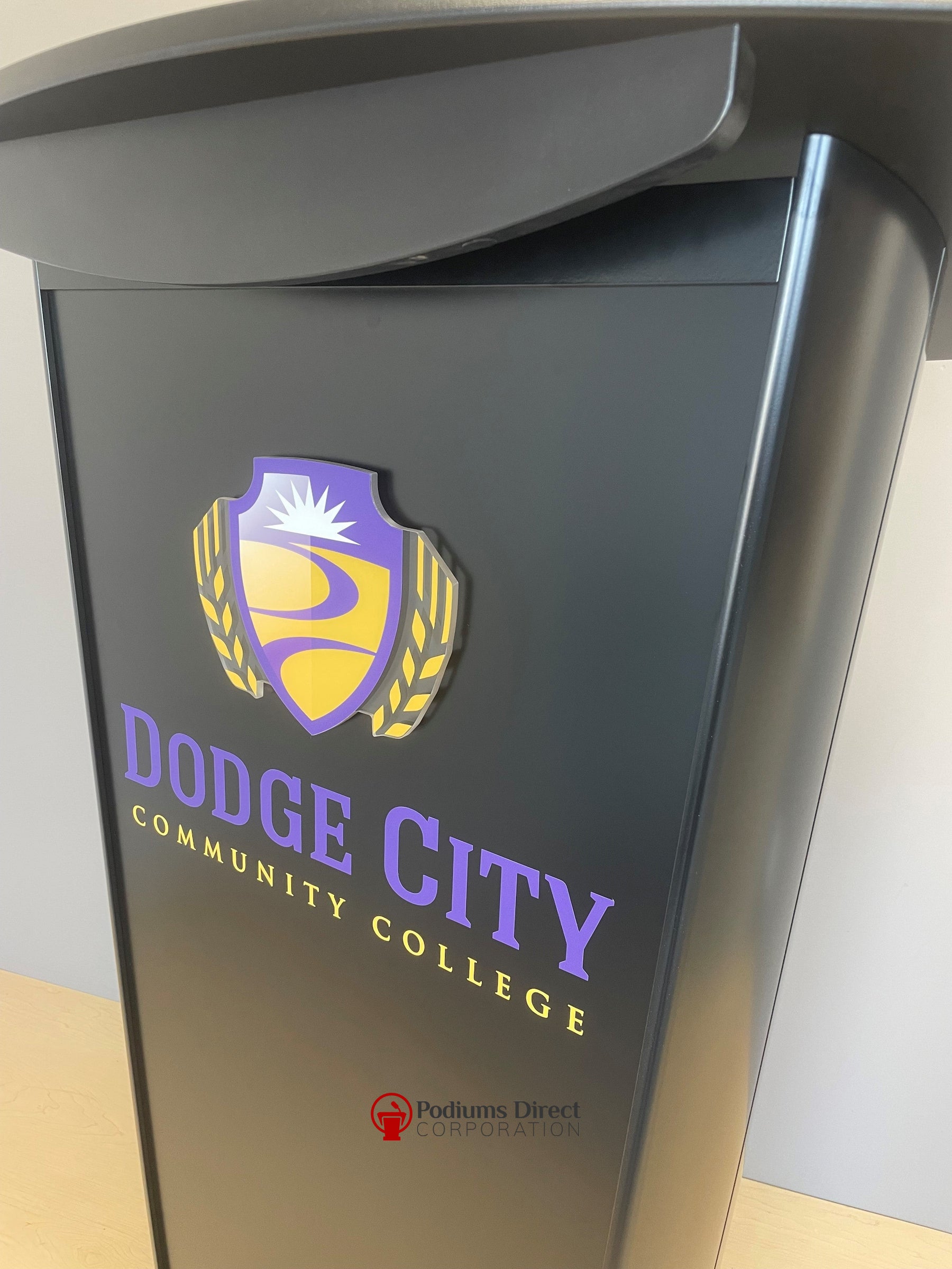 Contemporary Lecterns and Podium VH1 Deluxe Aluminum Lectern – Podiums ...