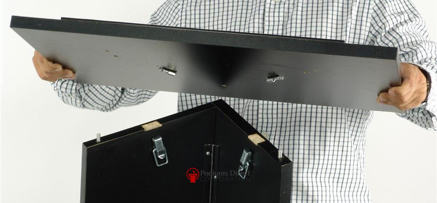Portable Presentation Lectern Folding & Light Column Style – Podiums Direct