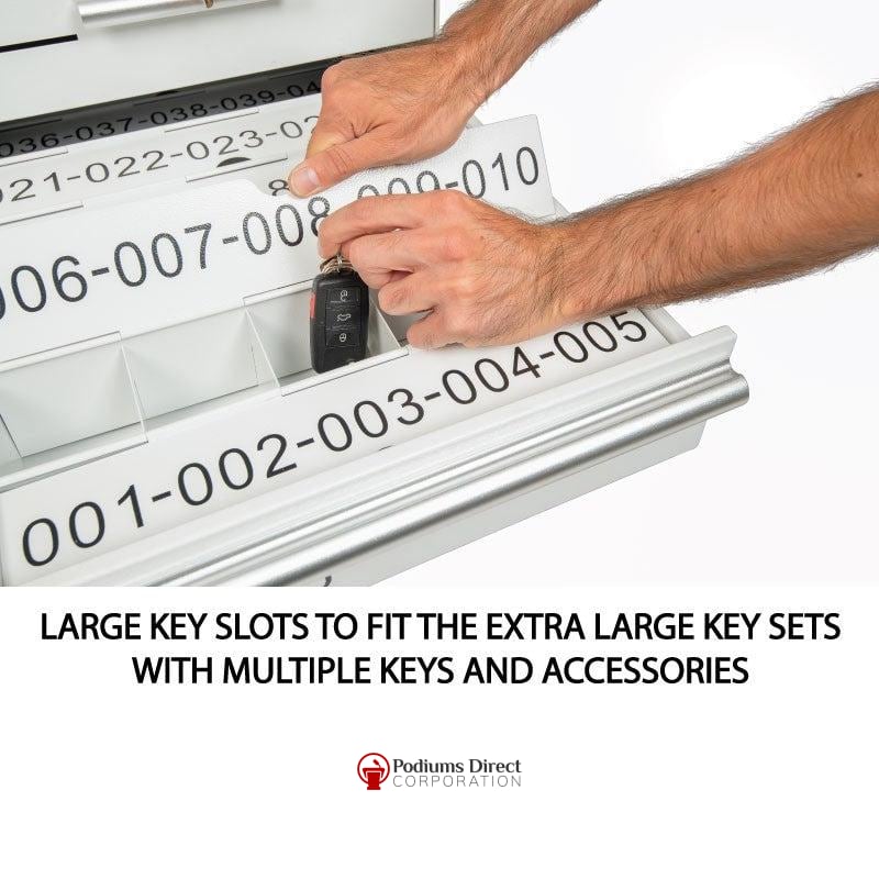 Valet Podium With 100 Key Slot Cabinet. – Podiums Direct